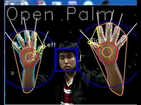 OpenCV Hand Tracking Fingers Tracking Static Gesture Recognition K Curvature Convexity