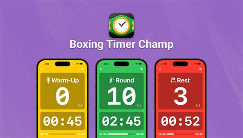 Boxing Timer Champ The Best Boxing Timer App Boxing Timer Champ The Best Boxing Timer App