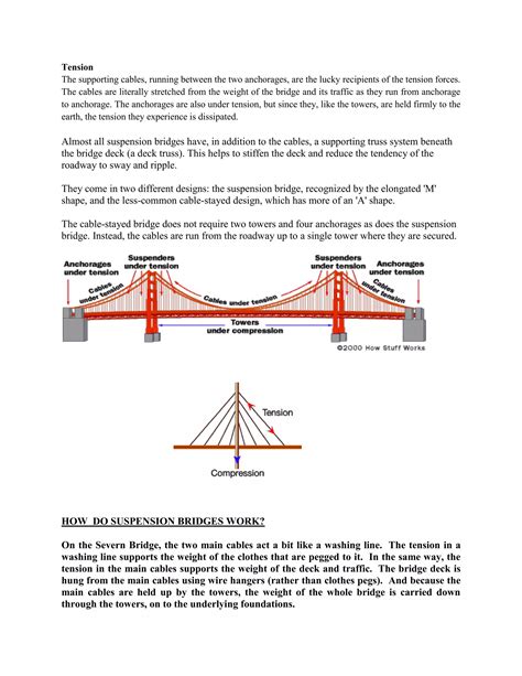 Cable Suspension Bridge Pdf Pdf
