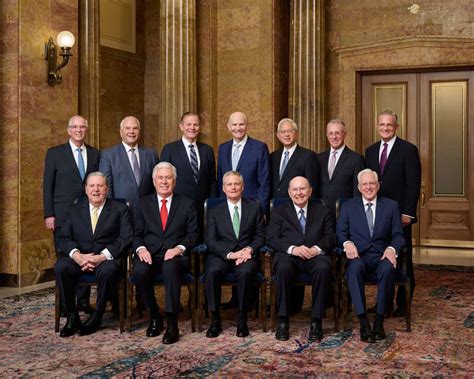 A New Group Photo Of The Quorum Of The Twelve Apostles Is Now Available