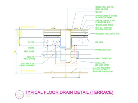 Floor Drain Top View Cad Block Free