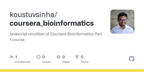 Github Koustuvsinha Coursera Bioinformatics Javascript Rendition Of Coursera Bioinformatics