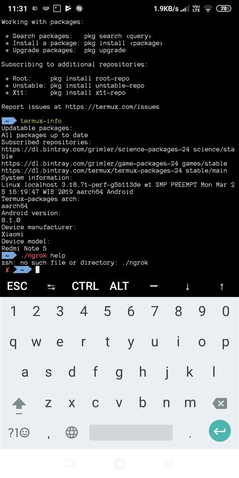 Ngrok Installation · Issue 4021 · Termuxtermux Packages · Github