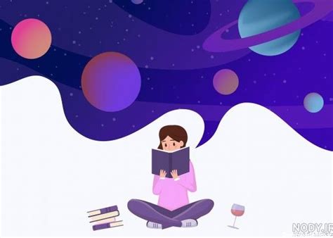 عکس نقاشی در مورد کتاب و کتابخوانی