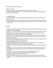 Guide To Creating A Persuasive Speech Outline Course Hero