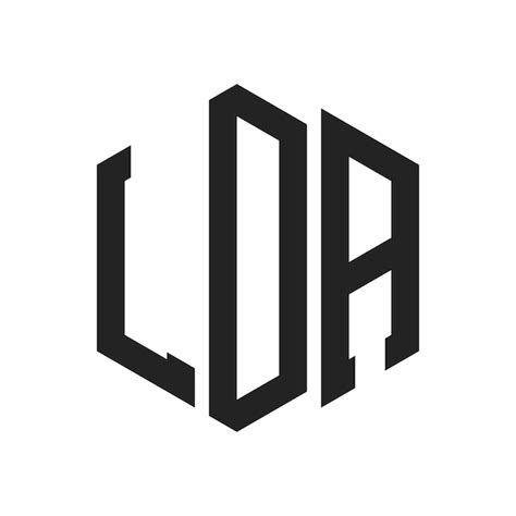 Premium Vector Lda Logo Design Initial Letter Lda Monogram Logo Using