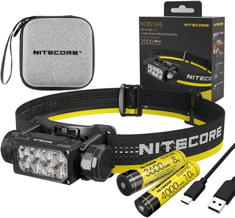 Nitecore Hc65 Uhe Ultra High Triple Output Metal Headlamp