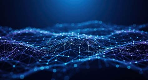 Abstract Technology Network Structure Background Futuristic Plexus