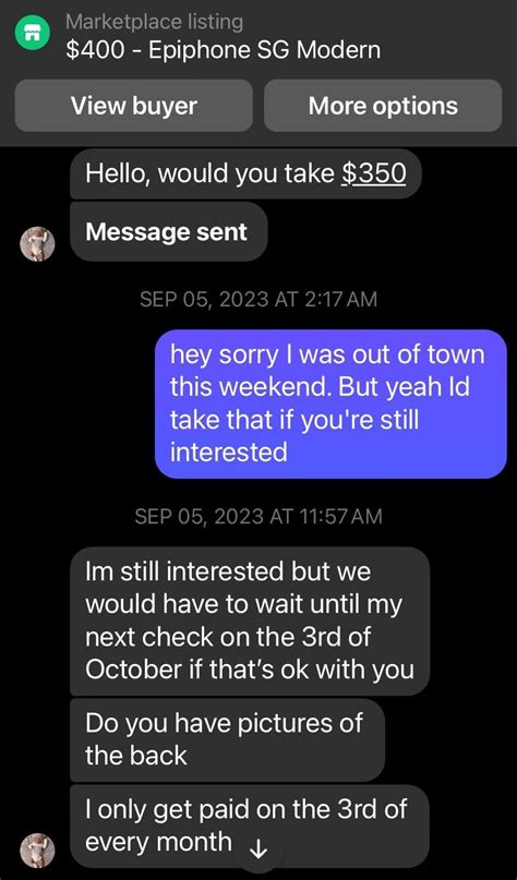 Old Fb Marketplace Interaction Rguitarcirclejerk