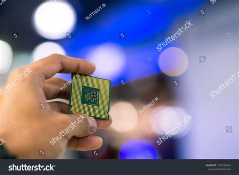 Male Hand Taking Off Cpu Chip Stock Photo 1531289963 Shutterstock