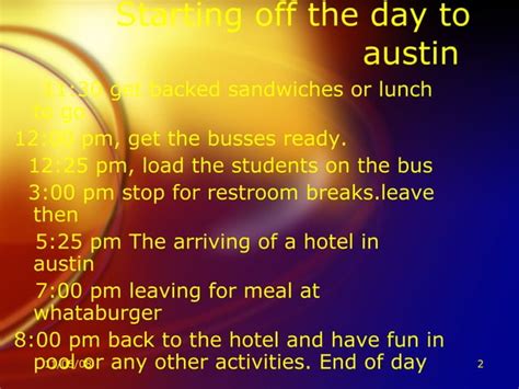 The Field Lesson Plan Ppt