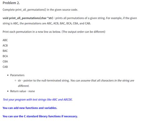 Solved This Is C Language Problem I Have To Complete