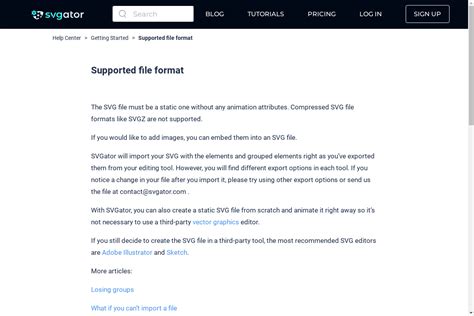 What File Format Does Svgator Support Svgator Help