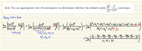 [university calculus 3 series convergence tests] should i not have