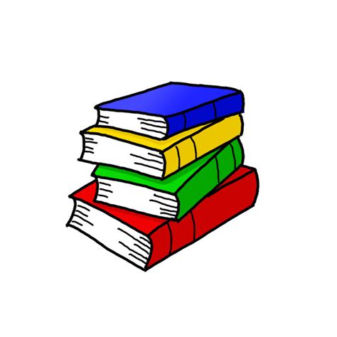 How To Draw A Stack Of Books Step By Step Easy Drawing Guides Drawing Howtos