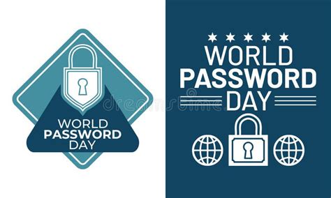 World Password Day Strengthen Your Digital Security Stock Illustration Illustration Of