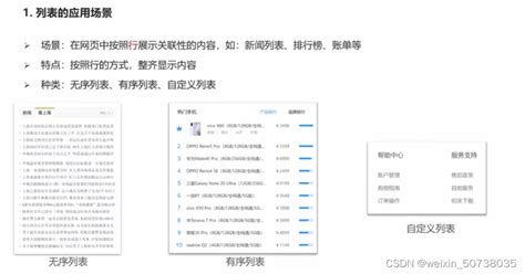 Html列表 Csdn博客