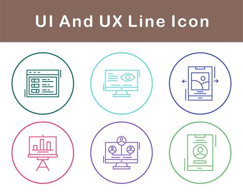 Ui And Ux Vector Icon Set Vector Art At Vecteezy