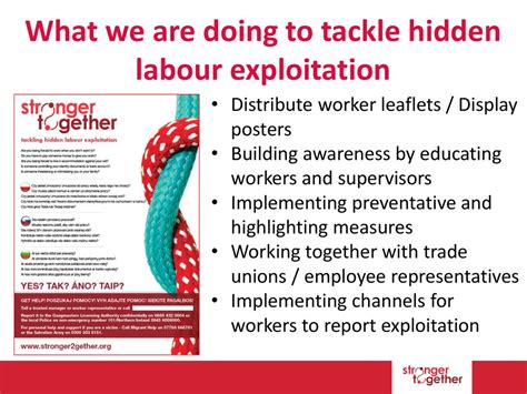 tackling hidden worker exploitation ppt download