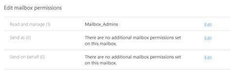 O365 Mailbox Permissions Set By Default Software And Applications Spiceworks Community