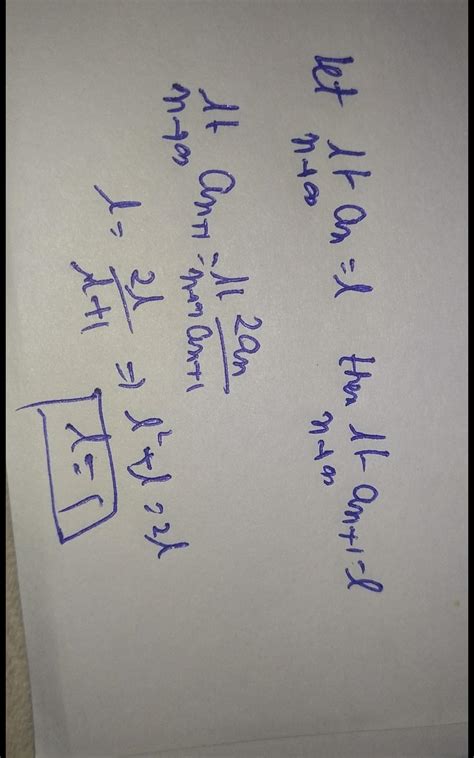 Show That The Sequence Is Bounded And Monotonic