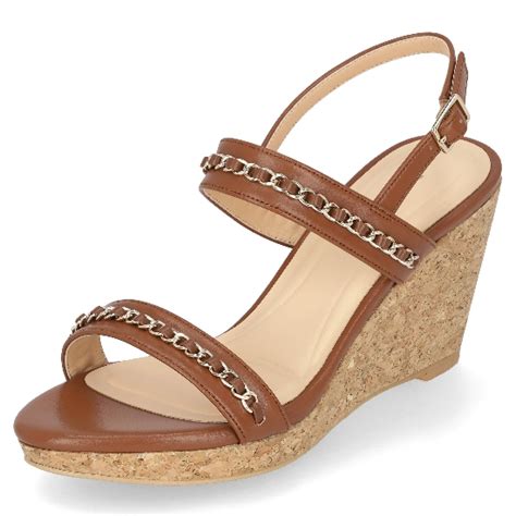 엘칸토 마쯔 여성 체인 코르크 웨지 샌들 8cm Lcww71m326 에누리 가격비교