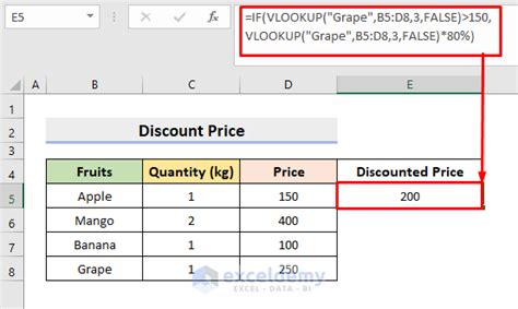 Example Of Vlookup With Multiple If Condition In Excel 9 Criteria