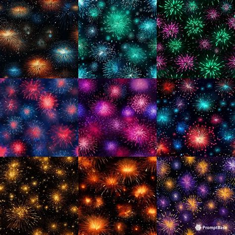 Vibrant Firework Patterns Midjourney Prompt Promptbase