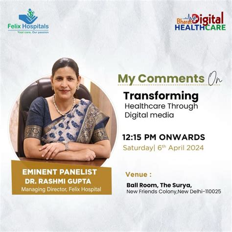 Dr Rashmi Gupta On Linkedin Healthcare Digitaltransformation Revolution Digitalmedia Health
