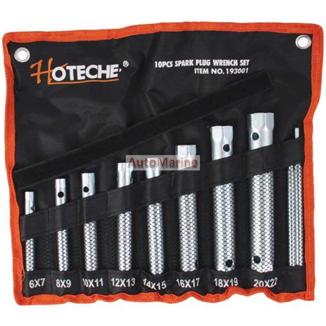 Hoteche Piece Spark Plug Wrench Set In Pouch