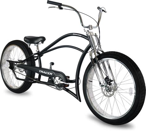 Tracer Siena Chopper Stretch Cruiser Bike For Adults 26 Inch Lowrider Bicycles With