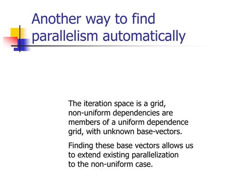 Ppt Using The Iteration Space Visualizer In Loop Parallelization Powerpoint Presentation Id