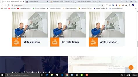 How To Create Busineess Website By Laravel 12 Show The Service In Frontend News Latter