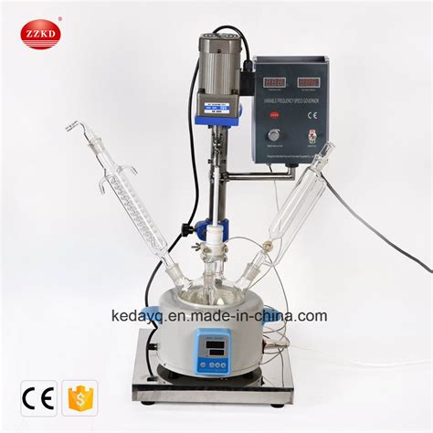 Extraction Equipment Small Single Layer Distillation Glass Reactor