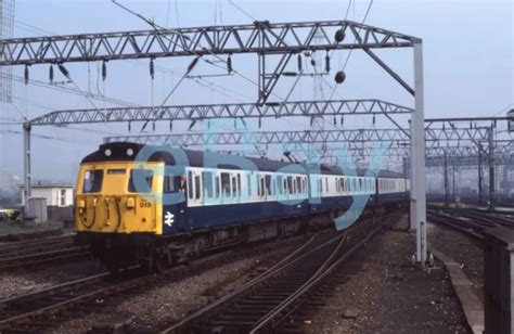 35mm Railway Slide Of Class 304 Emu 304019 Crewe Copyright To Buyer £