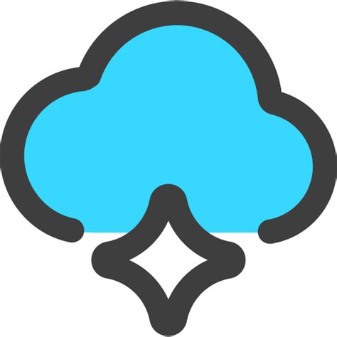 Cloud Spark Icon Svg Png Free Download