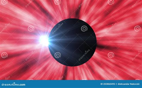Eclipse of the Sun Light Ray Stock Illustration - Illustration of ...