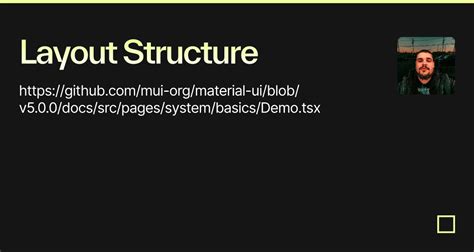 Layout Structure Codesandbox