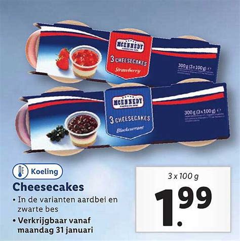 Mcennedy Cheesecakes Aanbieding Bij Lidl 1folders Nl