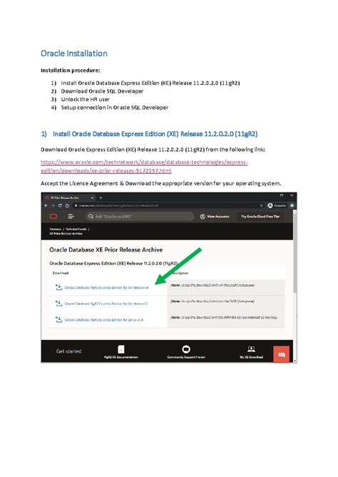 Oracle Installation Guide Oracle Installation Installation Procedure