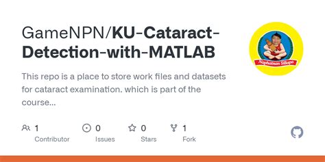 Github Gamenpn Ku Cataract Detection With Matlab This Repo Is A Place To Store Work Files And