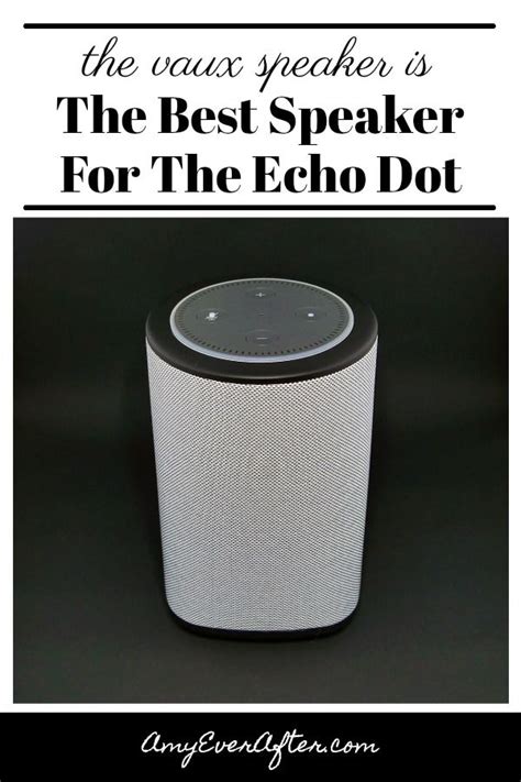 The VAUX Cordless Home Speaker Is The Best Speaker For The Echo Dot