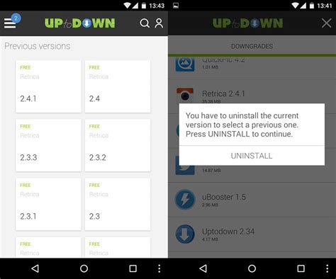 How To Roll Back To A Previous Version Of An Android App