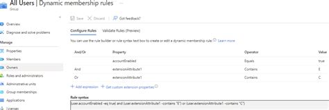 Dynamic Membership Rules Expressions Microsoft Qanda