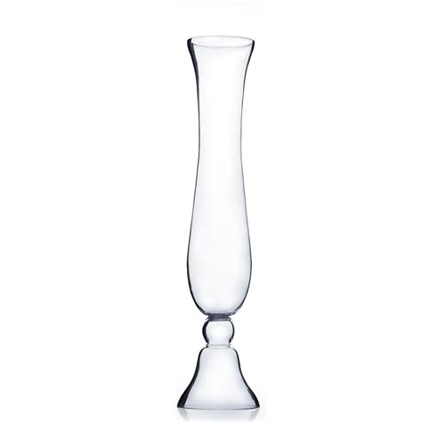 Vtv1124 Swirly Pilsner Glass Trumpet Vase 24