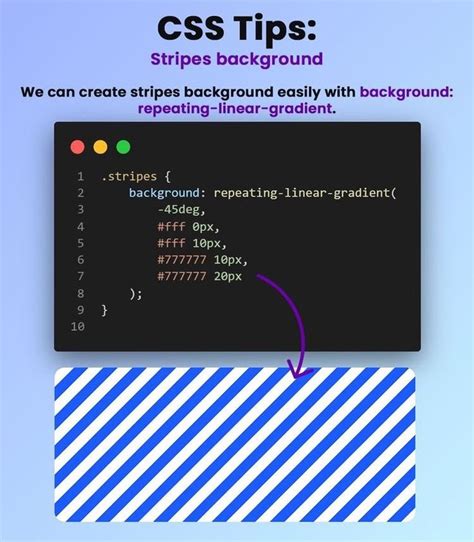 Css Tips Stripes Background Coding Tutorials Css Tutorial Learn