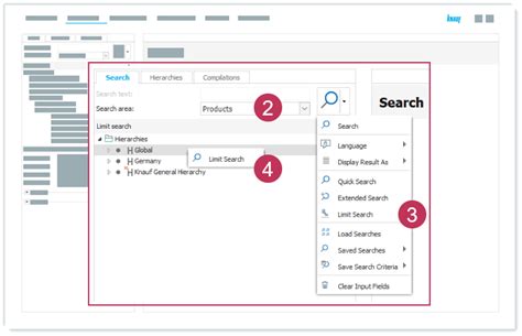 find products using the limited search knauf tutorials