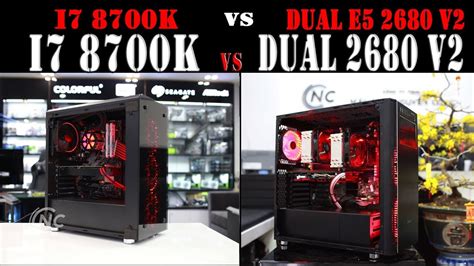 So SÁnh Render I7 8700k Vs Dual Xeon E5 2680 V2 Youtube