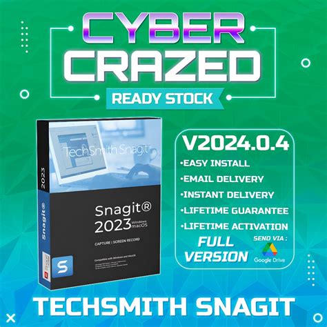 Jual TechSmith Snagit 2024 0 4 Build 1148 Full Version Versi Terbaru Shopee Indonesia