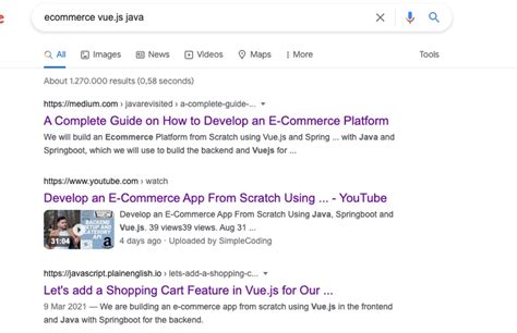 Lets Develop An E Commerce Application From Scratch Using Spring Boot And Vue Js Dev Community